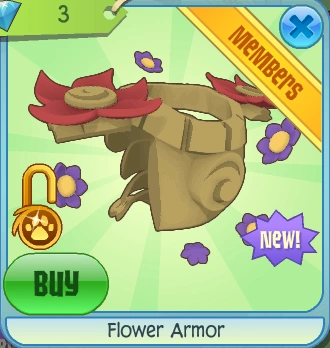 Rare Flower Armor | Animal Jam Classic Wiki | Fandom