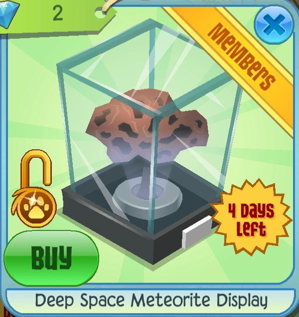 Deep Space Meteorite Display | Animal Jam Classic Wiki | Fandom
