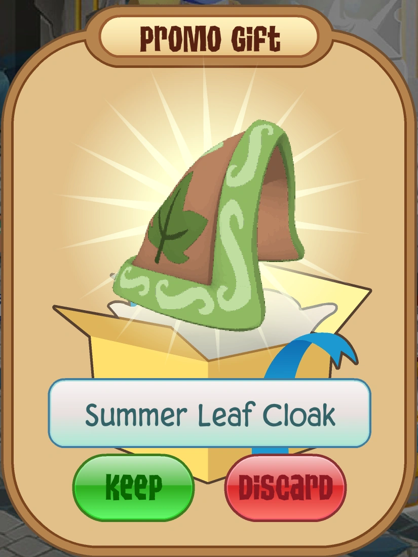 Summer Leaf Cloak | Animal Jam Classic Wiki | Fandom