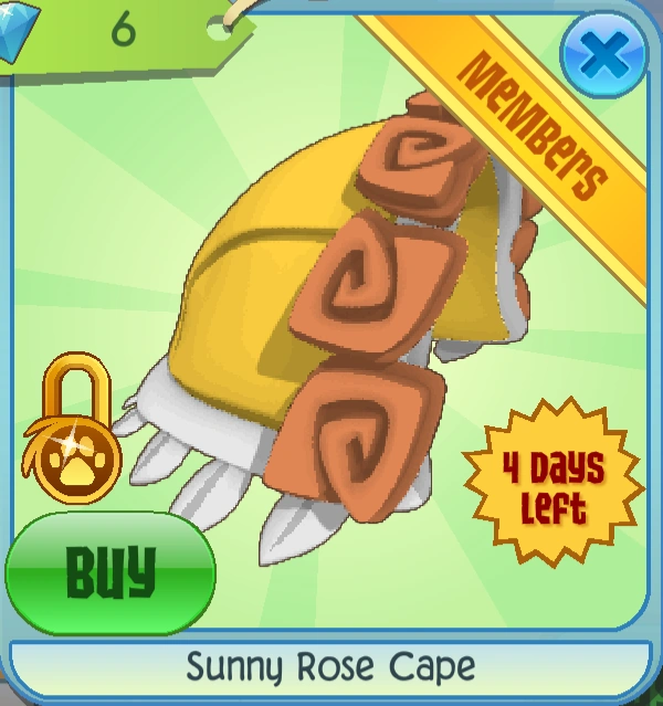 Sunny Rose Cape | Animal Jam Classic Wiki | Fandom
