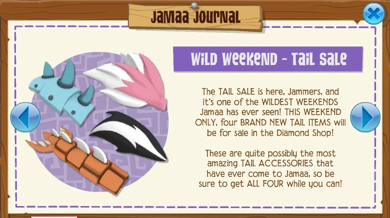 Tail Sale | Animal Jam Classic Wiki | Fandom