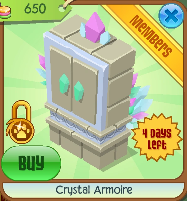 Crystal Armoire | Animal Jam Classic Wiki | Fandom