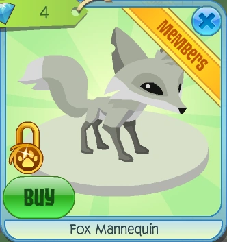 Fox Mannequin | Animal Jam Classic Wiki | Fandom