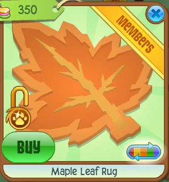 Maple Leaf Rug | Animal Jam Classic Wiki | Fandom