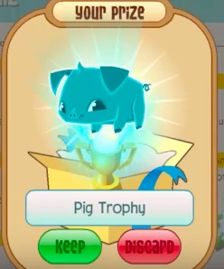 Pig Trophy | Animal Jam Classic Wiki | Fandom
