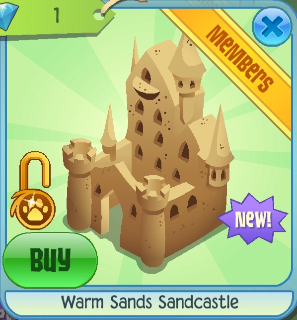 Warm Sands Sandcastle | Animal Jam Classic Wiki | Fandom