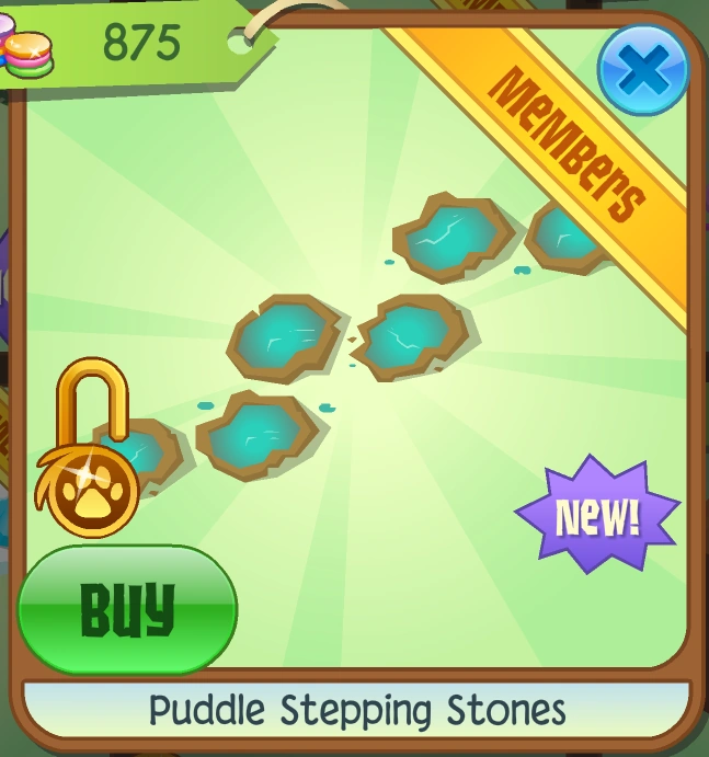 Puddle Stepping Stones | Animal Jam Classic Wiki | Fandom