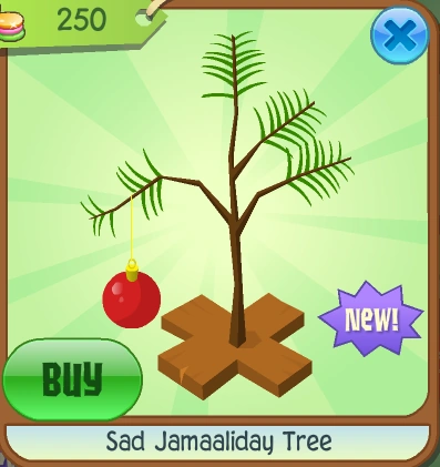 Sad Jamaaliday Tree | Animal Jam Classic Wiki | Fandom