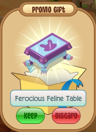 Ferocious Feline Table | Animal Jam Classic Wiki | Fandom