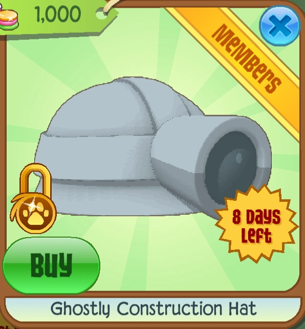 Ghostly Construction Hat | Animal Jam Classic Wiki | Fandom
