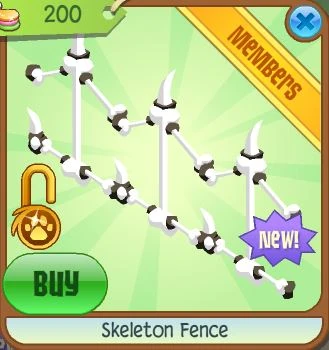Skeleton Fence | Animal Jam Classic Wiki | Fandom