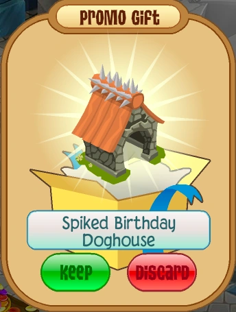 Spiked Birthday Doghouse | Animal Jam Classic Wiki | Fandom