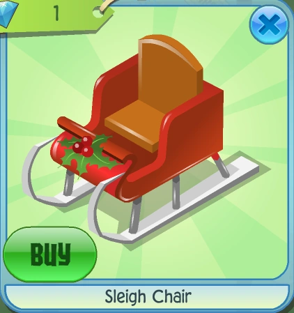Sleigh Chair | Animal Jam Classic Wiki | Fandom