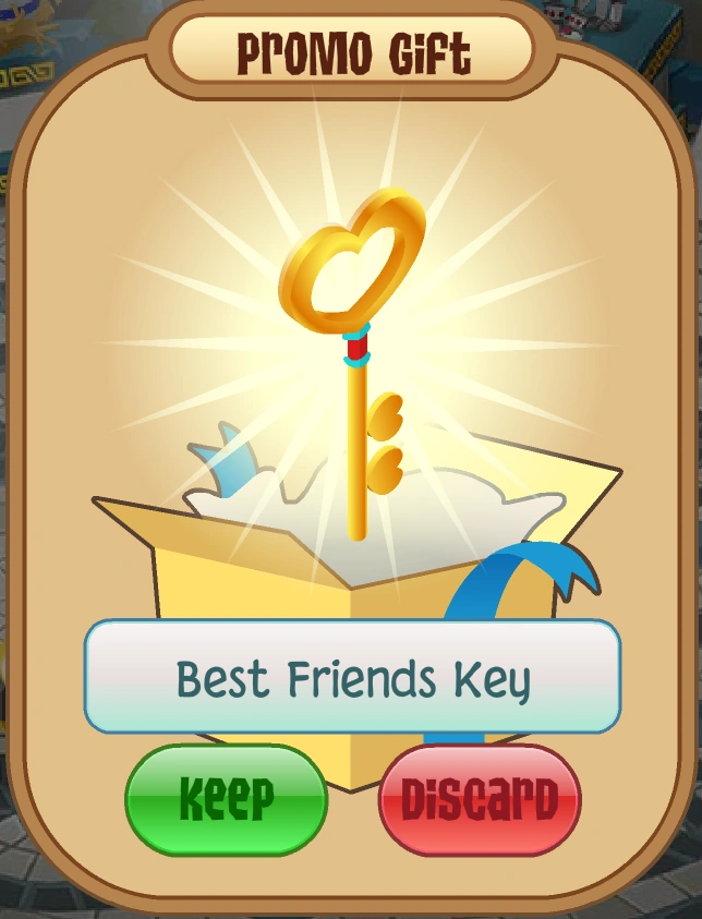 Best Friends Key | Animal Jam Classic Wiki | Fandom