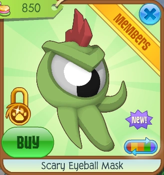 Scary Eyeball Mask | Animal Jam Classic Wiki | Fandom