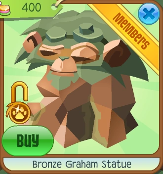 Bronze Graham Statue | Animal Jam Classic Wiki | Fandom