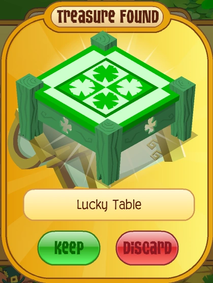 Lucky Table | Animal Jam Classic Wiki | Fandom