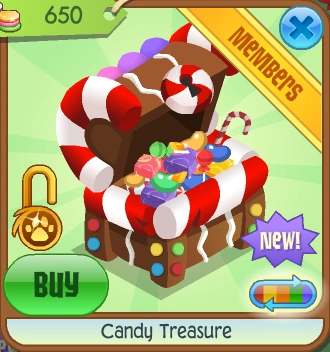 Candy Treasure | Animal Jam Classic Wiki | Fandom
