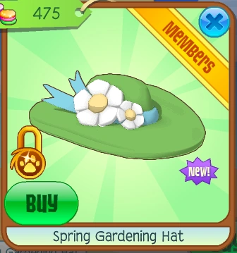 Spring Gardening Hat | Animal Jam Classic Wiki | Fandom