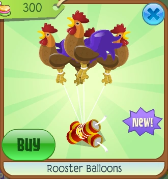 Rooster Balloons | Animal Jam Classic Wiki | Fandom