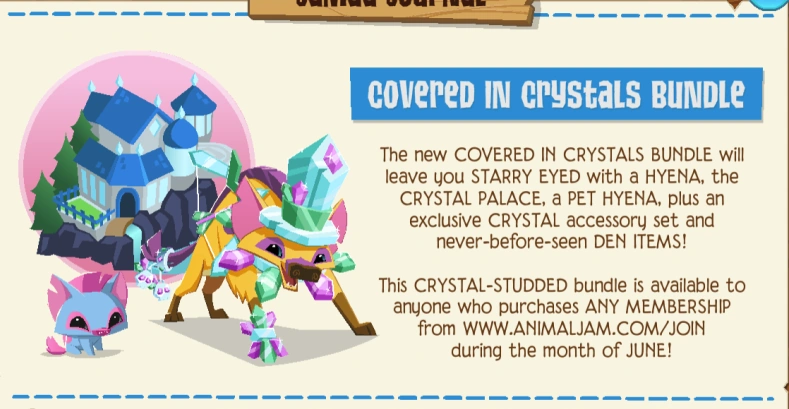 Covered In Crystals Bundle | Animal Jam Classic Wiki | Fandom