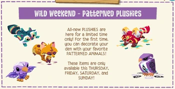Patterned Plushies | Animal Jam Classic Wiki | Fandom