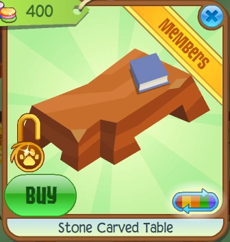 Stone Carved Table | Animal Jam Classic Wiki | Fandom