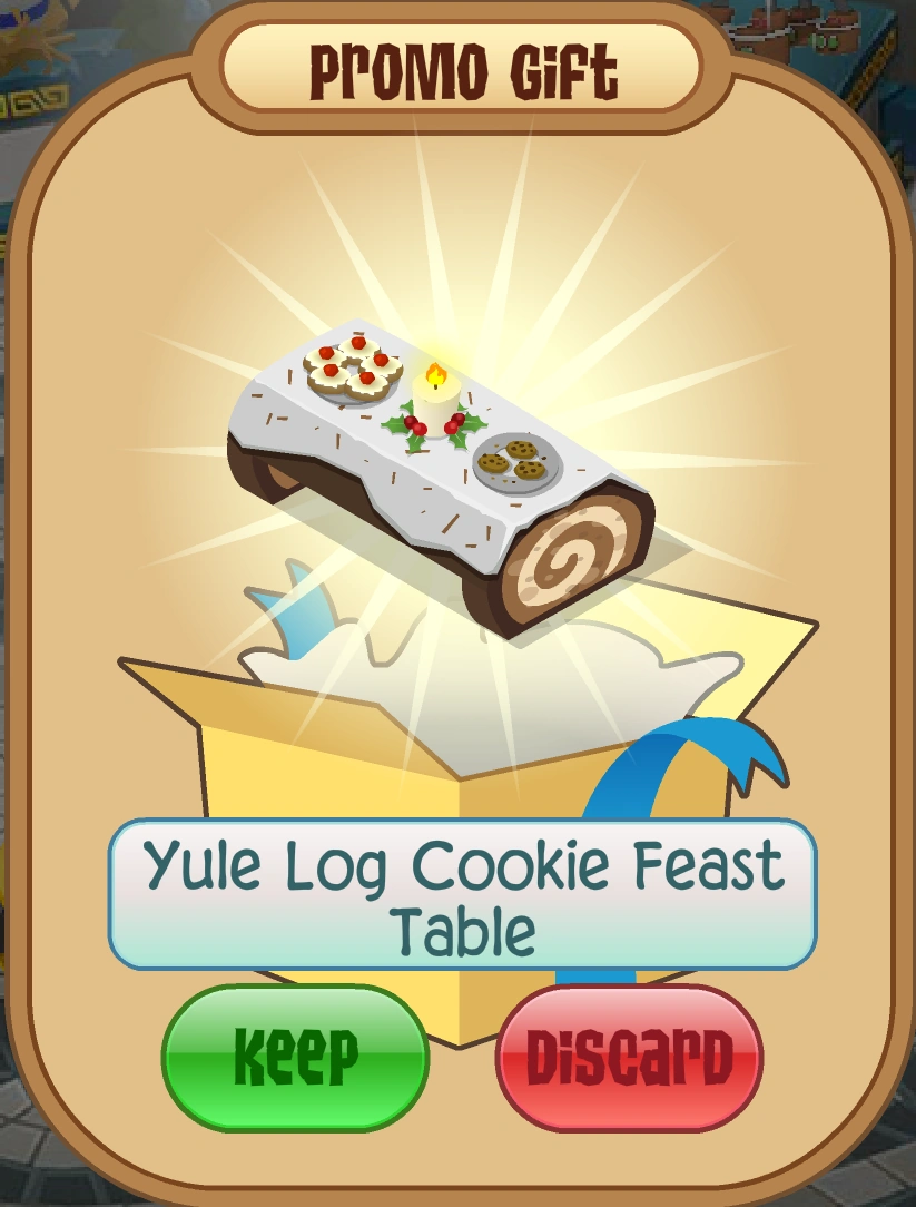 Yule Log Cookie Feast Table | Animal Jam Classic Wiki | Fandom