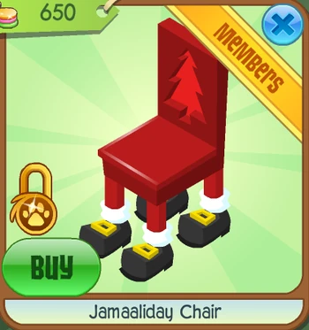 Jamaaliday Chair | Animal Jam Classic Wiki | Fandom