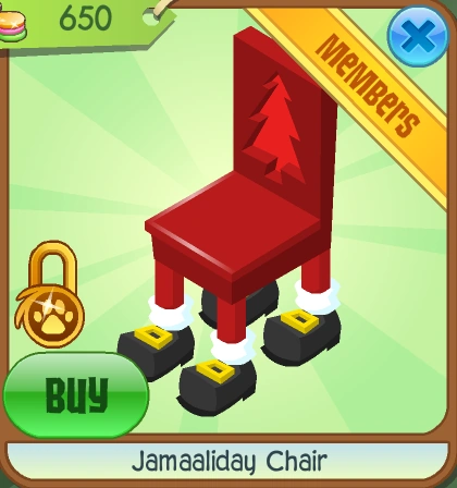 Jamaaliday Chair | Animal Jam Classic Wiki | Fandom