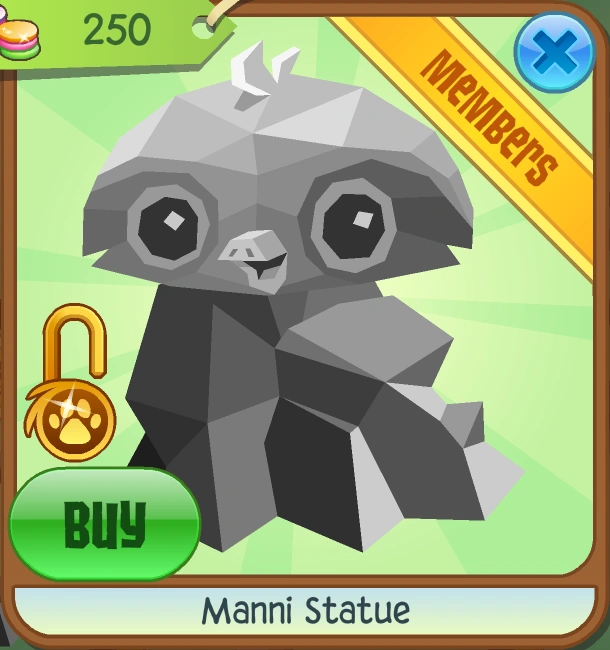 Manni Statue | Animal Jam Classic Wiki | Fandom