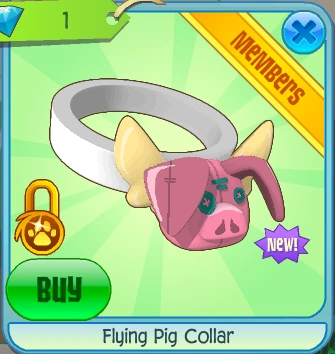 Flying Pig Collar | Animal Jam Classic Wiki | Fandom