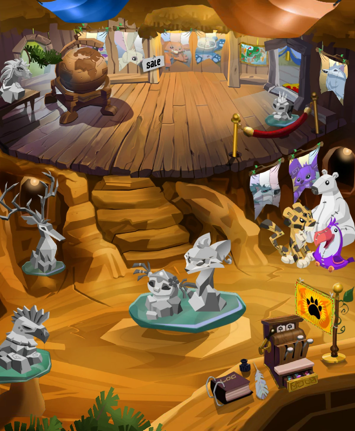 Hall of Animals (Place) | Animal Jam Classic Wiki | Fandom