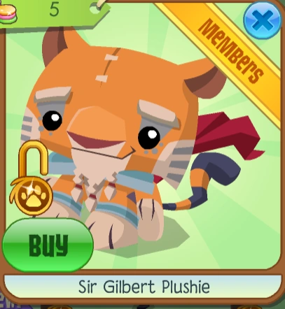 Sir Gilbert Plushie | Animal Jam Classic Wiki | Fandom