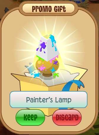 Painter's Lamp | Animal Jam Classic Wiki | Fandom