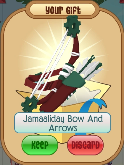 Jamaaliday Bow And Arrows | Animal Jam Classic Wiki | Fandom