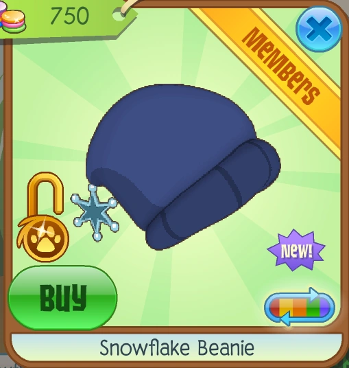 Snowflake Beanie | Animal Jam Classic Wiki | Fandom