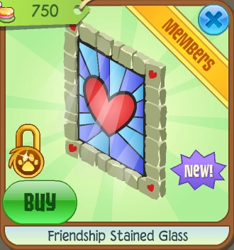 Friendship Stained Glass | Animal Jam Classic Wiki | Fandom