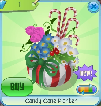 Candy Cane Planter | Animal Jam Classic Wiki | Fandom
