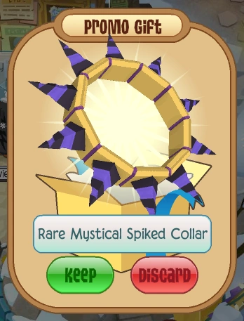 Rare Mystical Spiked Collar | Animal Jam Classic Wiki | Fandom