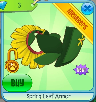 Spring Leaf Armor | Animal Jam Classic Wiki | Fandom