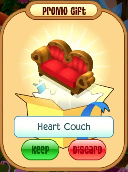 Heart Couch (Promo) | Animal Jam Classic Wiki | Fandom
