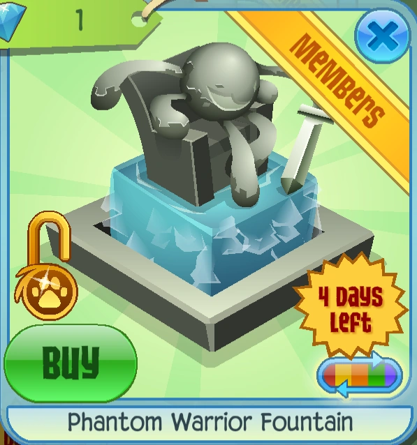 Phantom Warrior Fountain | Animal Jam Classic Wiki | Fandom