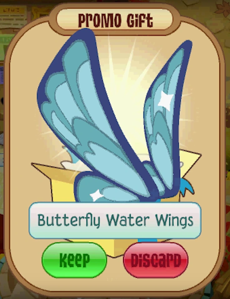 Butterfly Water Wings | Animal Jam Classic Wiki | Fandom