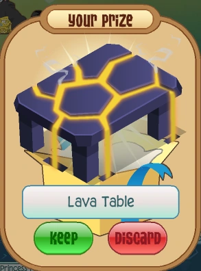 Lava Table | Animal Jam Classic Wiki | Fandom