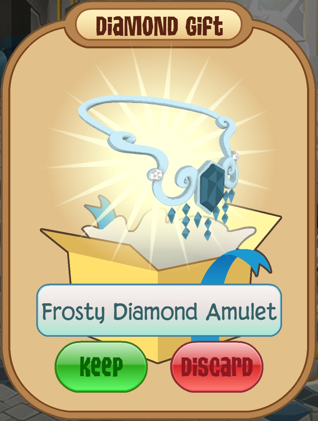 Frosty Diamond Amulet | Animal Jam Classic Wiki | Fandom