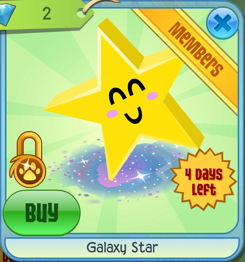 Galaxy Star (Item) | Animal Jam Classic Wiki | Fandom