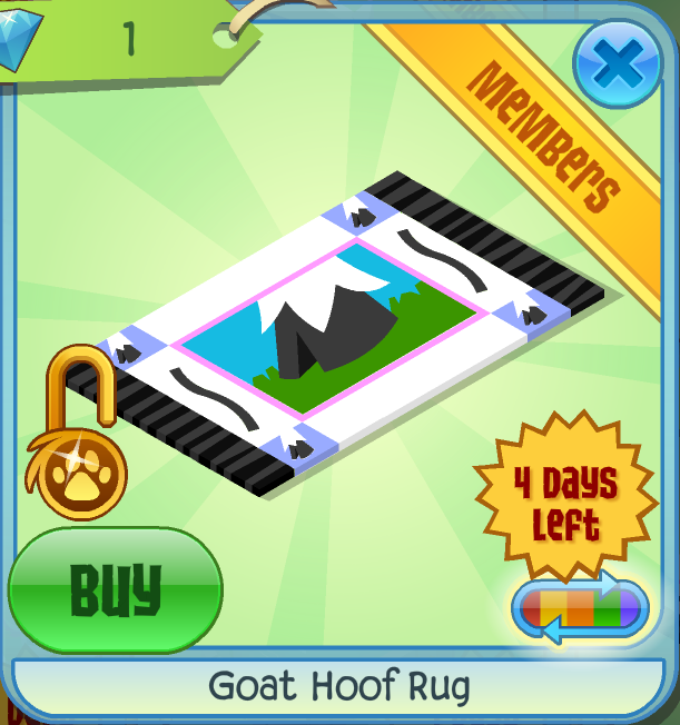 Goat Hoof Rug | Animal Jam Classic Wiki | Fandom