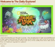 The Daily Explorer | Animal Jam Classic Wiki | Fandom
