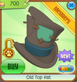 Old Top Hat | Animal Jam Classic Wiki | Fandom